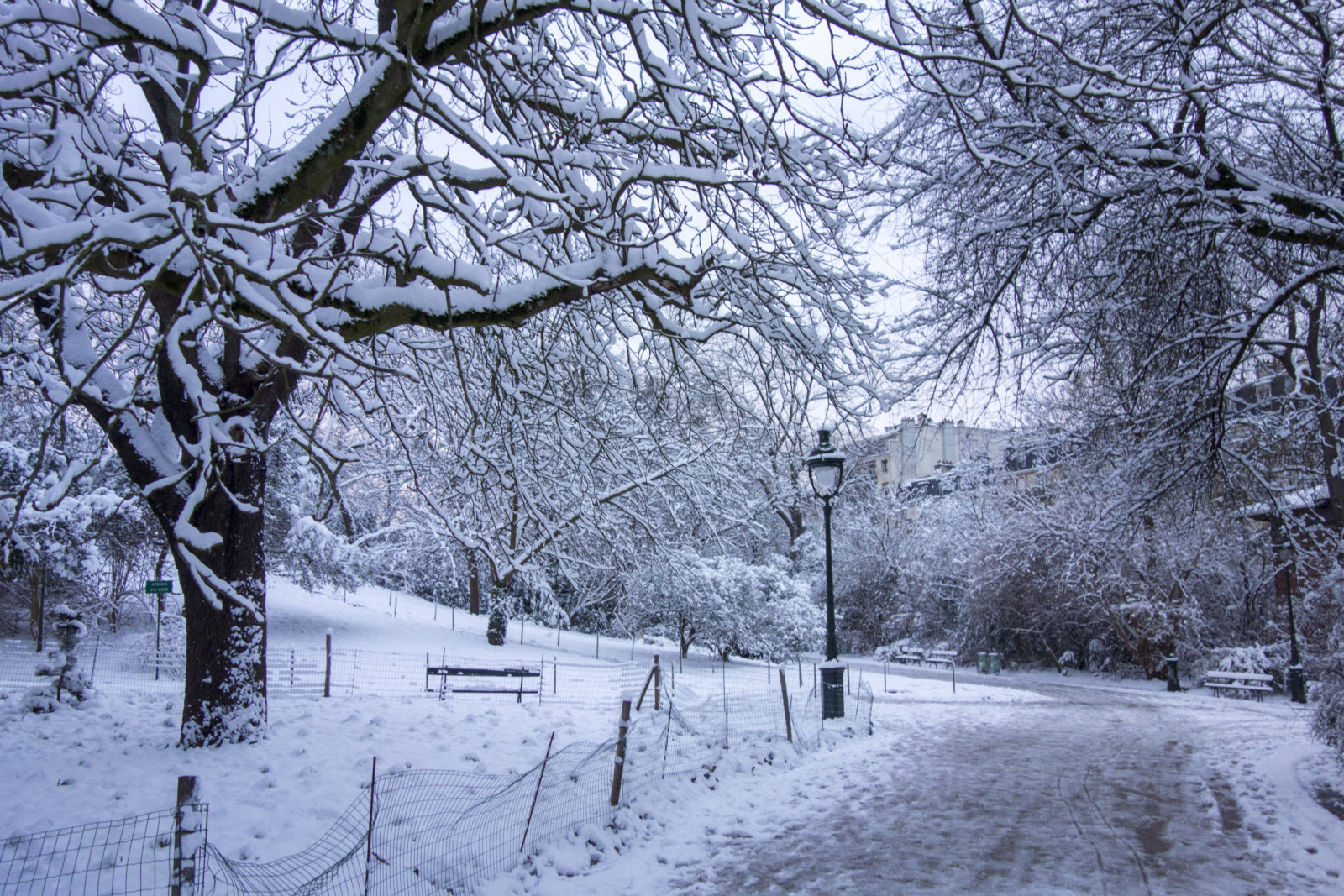 Les rues de Paris sous la neige - Jean-Nicolas Lehec Photographie